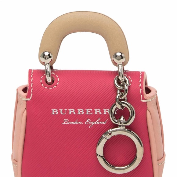Burberry | Accessories | Burberry Leather Handbag Key Charm New | Poshmark